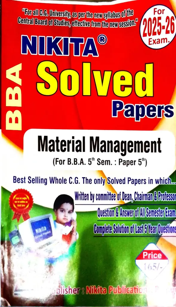 NIKITA SOLVED PAPER MATERIAL MANAGEMENT (For B.B.A5th Sem. paper 5th ...